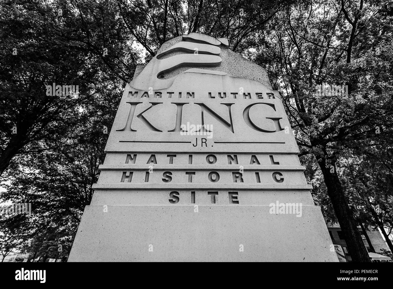 Martin Luther King, Jr. National Historic Site Stock Photo - Alamy
