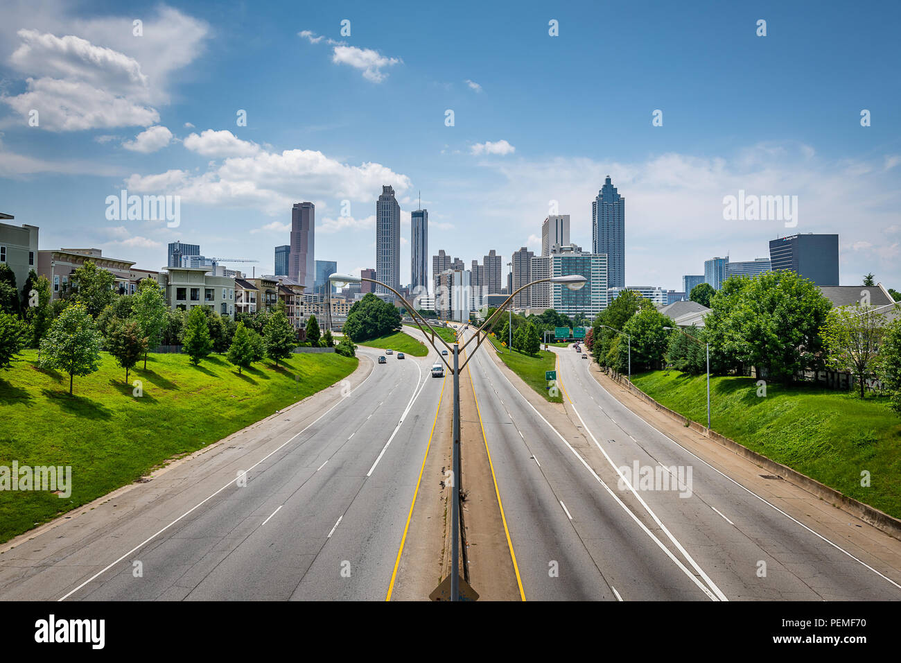 The Jackson Street Bridge Stock Photo - Alamy
