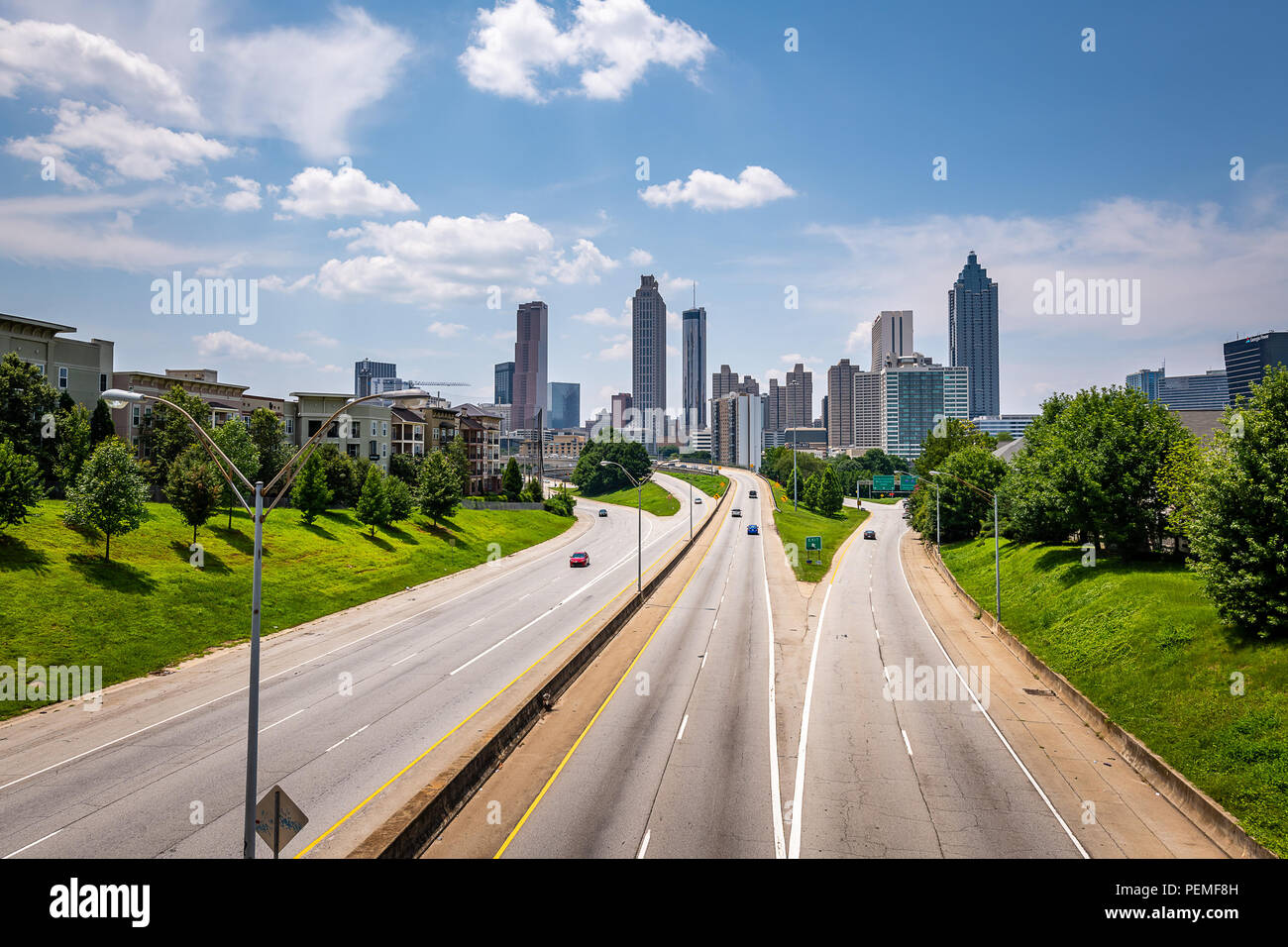 The Jackson Street Bridge Stock Photo - Alamy
