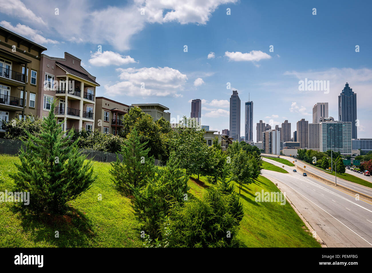The Jackson Street Bridge Stock Photo - Alamy