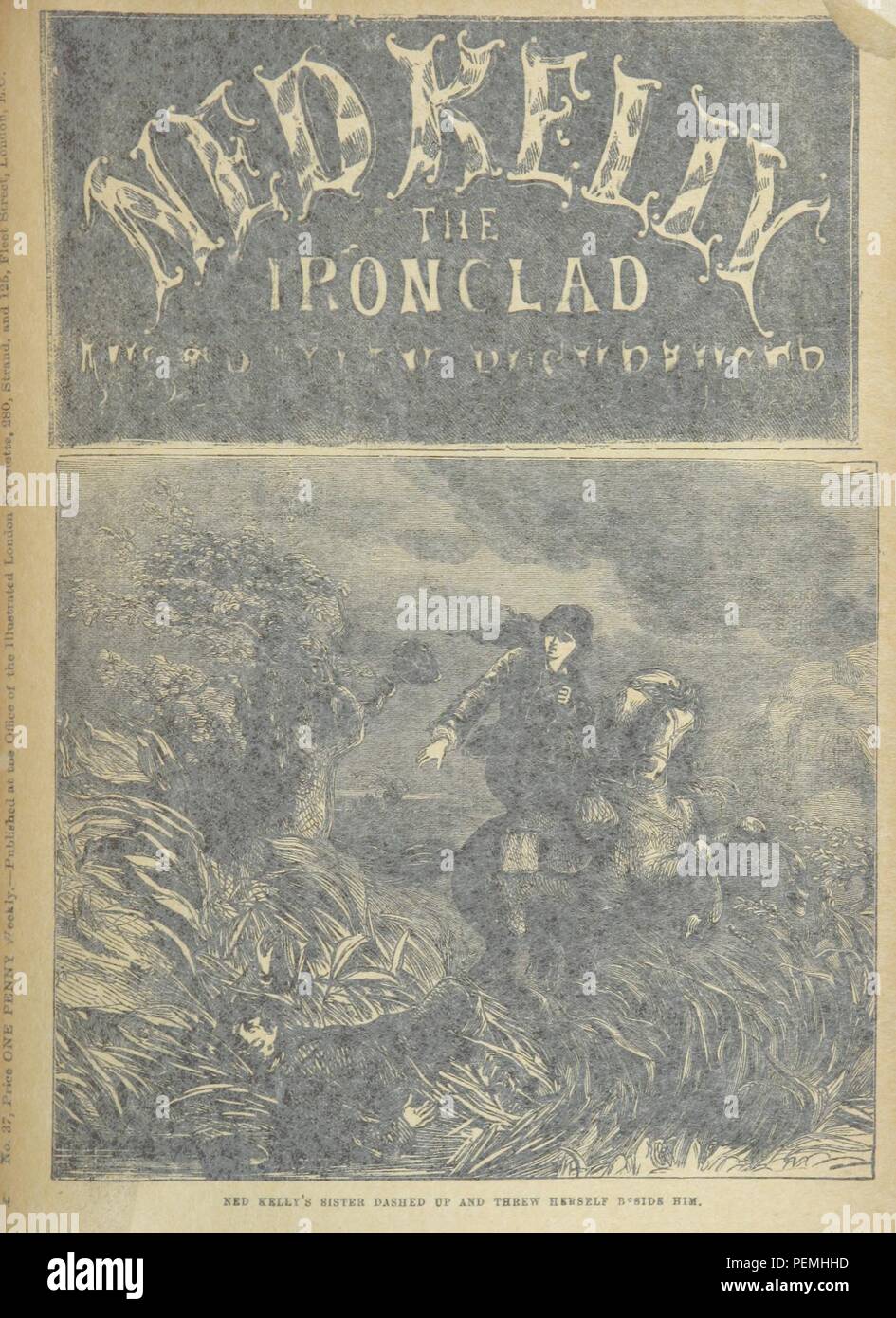 Historic archive Image taken from page 441 of 'Ned Kelly, the ironclad ...