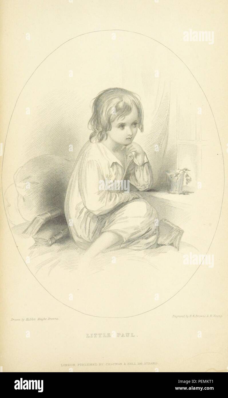 page 7 of 'Dombey and Son [by Charles Dickens]. The four portraits of ...