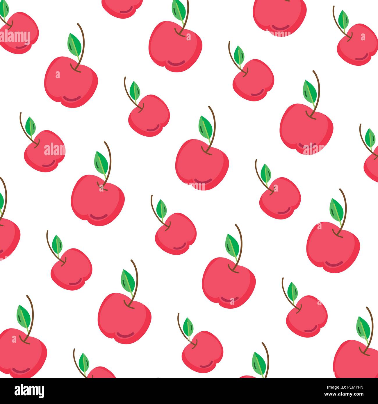 delicious apple fresh fruit background Stock Vector Image & Art - Alamy