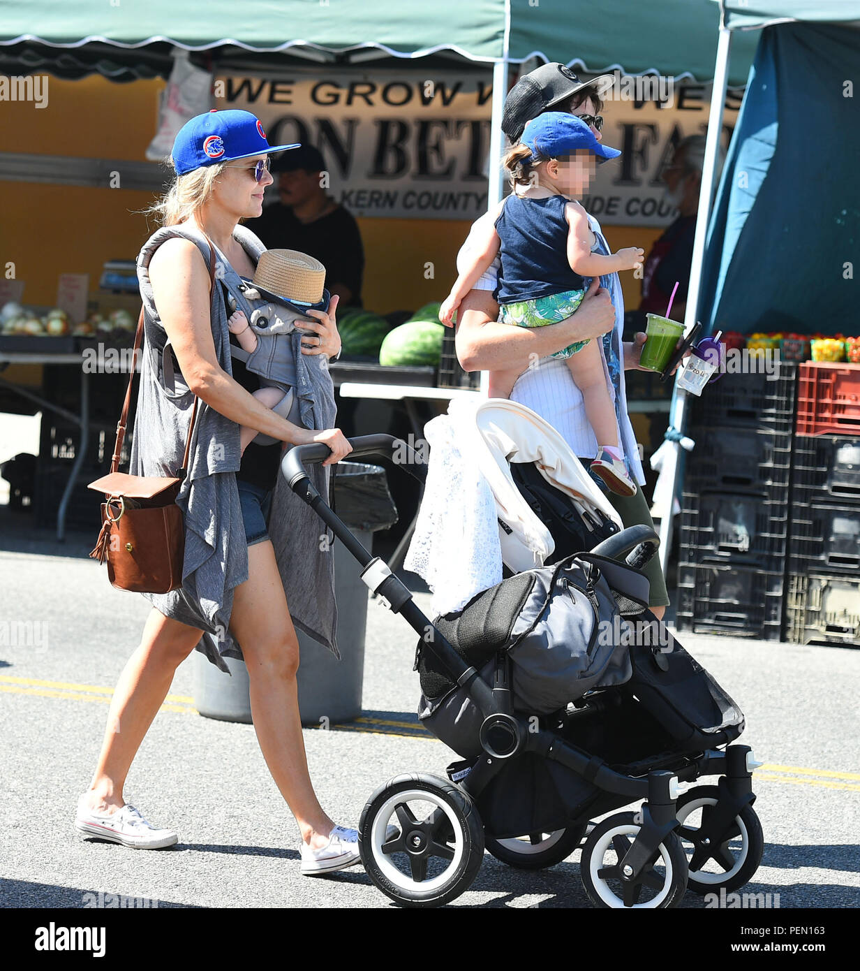 Ali Fedotowsky goes to the farmers market with her family Featuring ...
