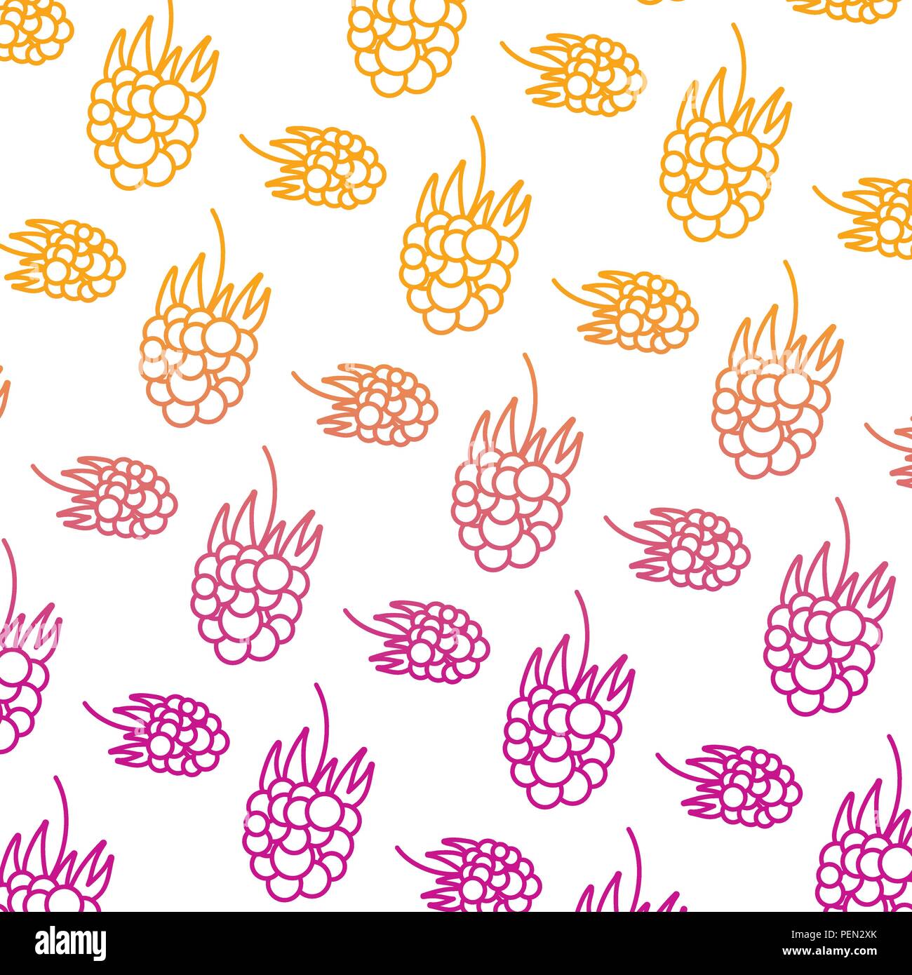 degraded line delicious grapes fresh fruit background Stock Vector ...