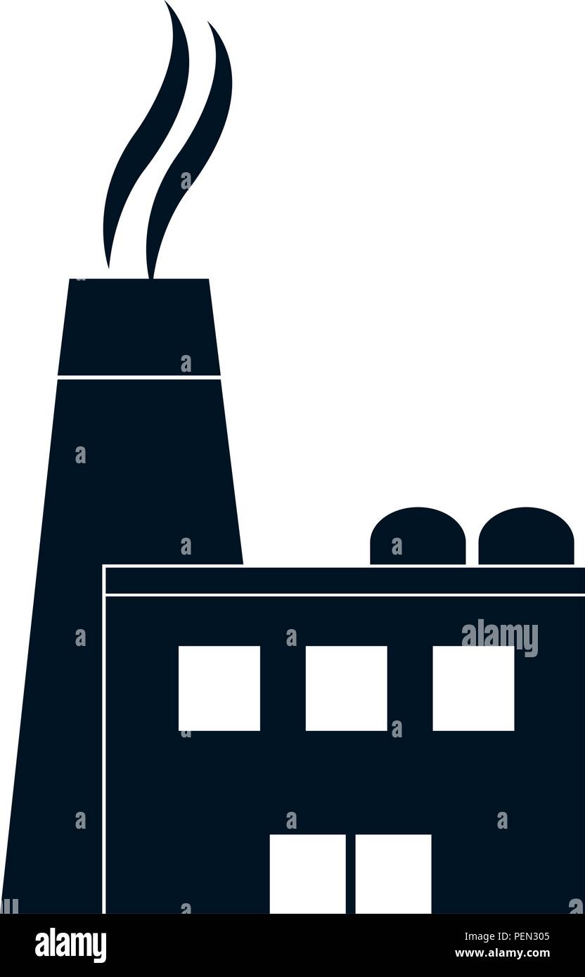 pictogram industry factory production plant Stock Vector Image & Art ...