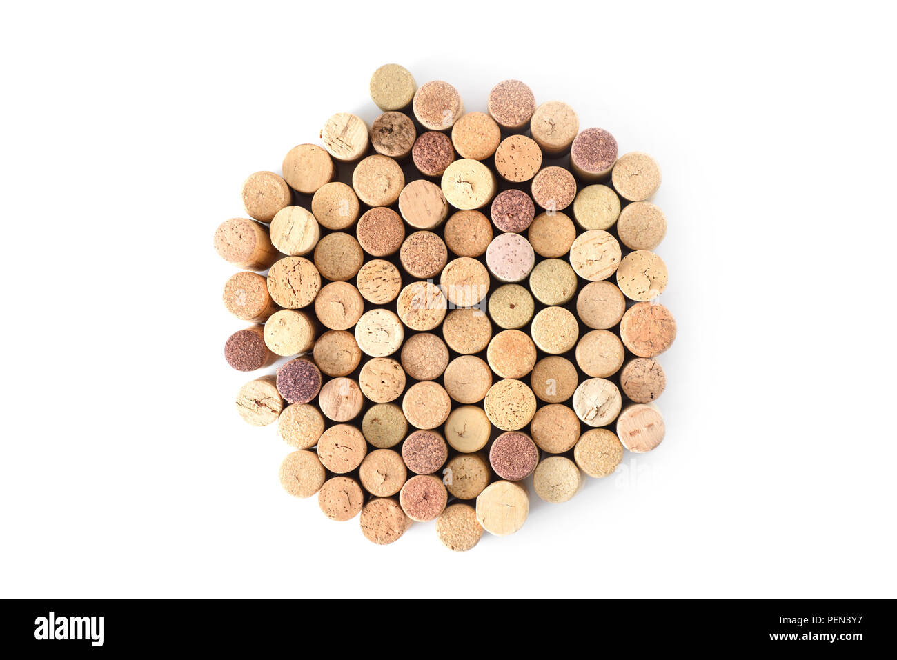 Circle cork texture hi-res stock photography and images - Alamy