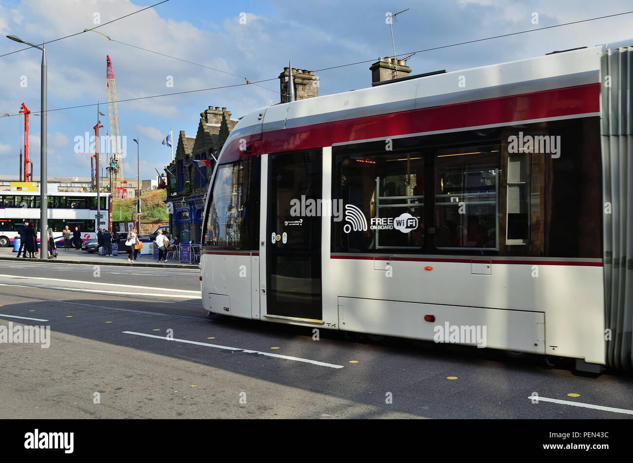 Street running railway hi-res stock photography and images - Alamy