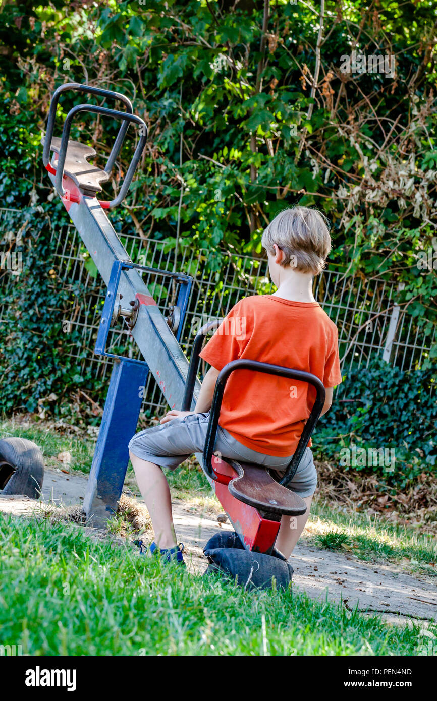 Kid Playing Alone Sad