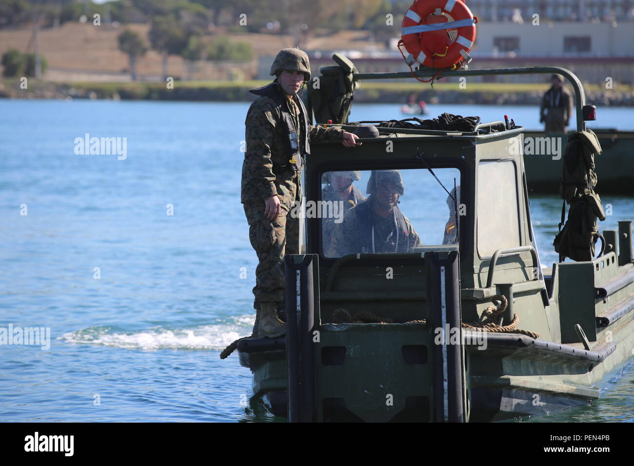 Marines from Bridge Company, 7th Engineer Support Battalion, Combat ...