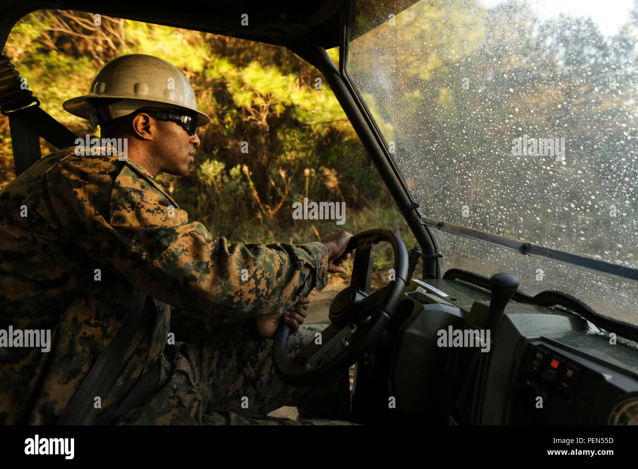 U.S. Marine Corps Cpl. Trey J. Williams, an expeditionary aircraft ...