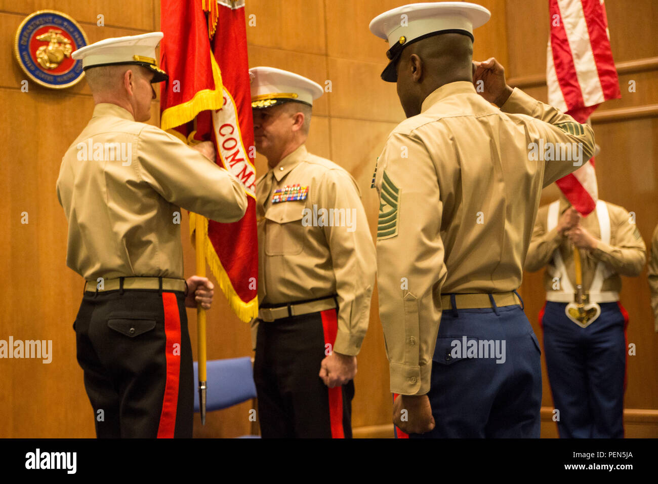 Lieutenant Gen. Mark A. Brilakis relinquishes command of Marine Corps ...