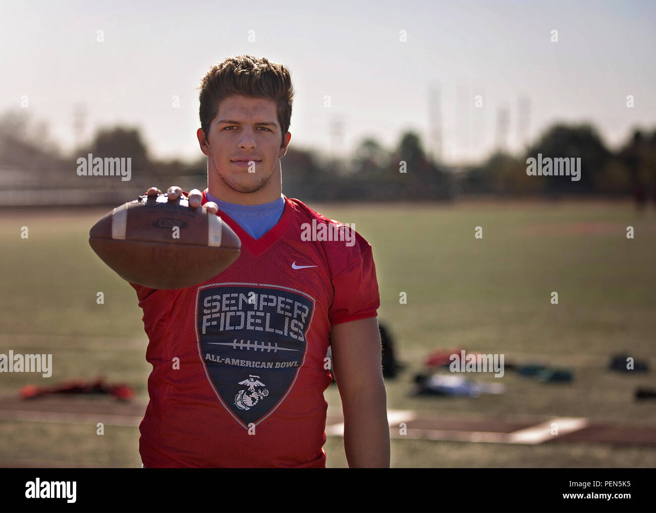 Andrew Fitzgerald, football player for Marcus High School, was selected ...