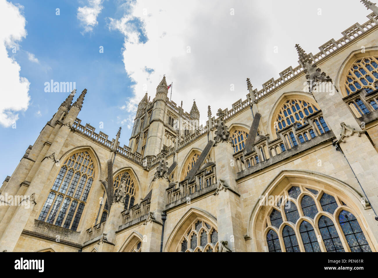 Bath Abbey in Bath, Somerset, UK Stock Photo - Alamy