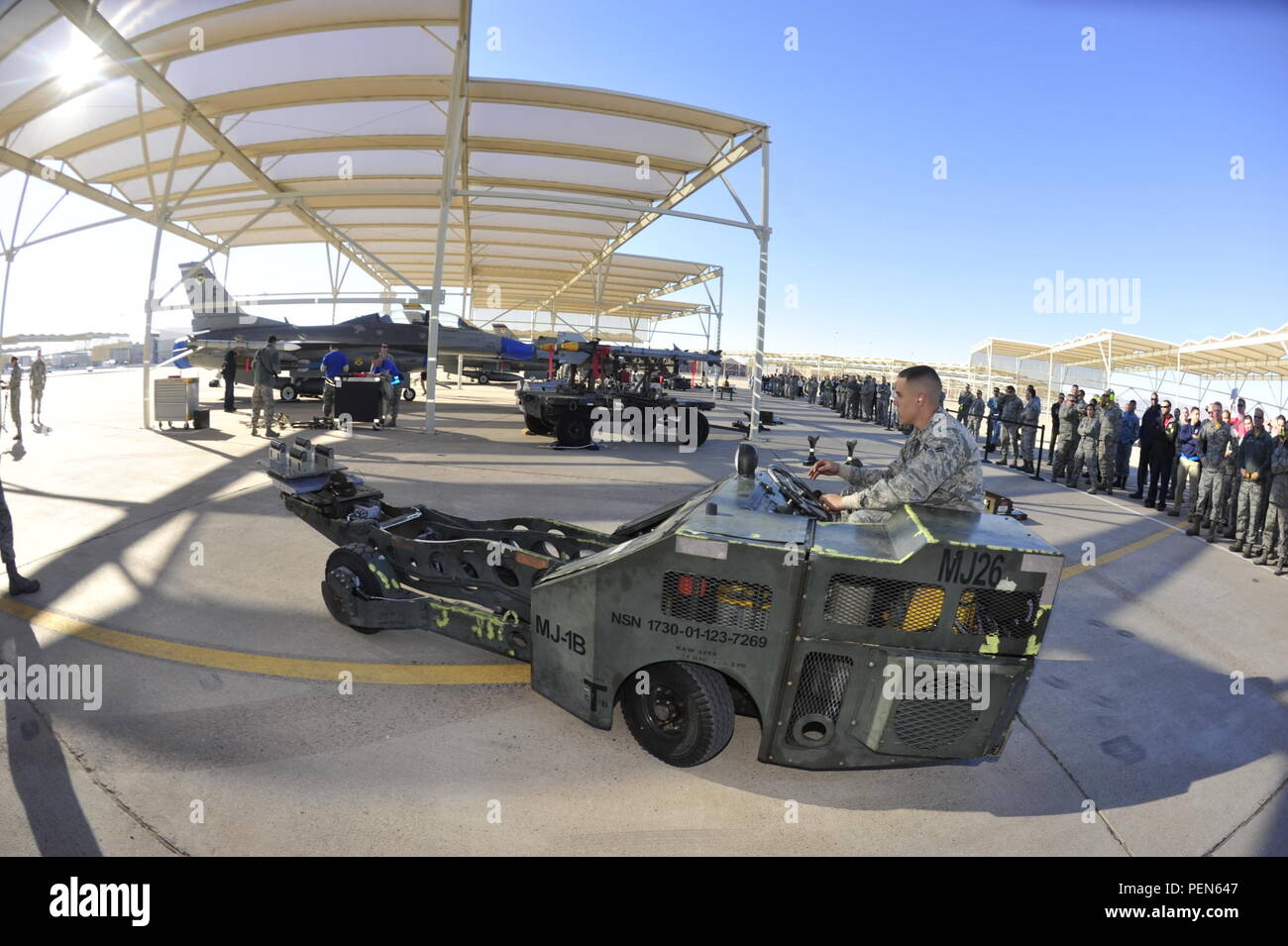 Airman 1st Class Levi Ayott, 61st Aircraft Maintenance Unit weapons ...