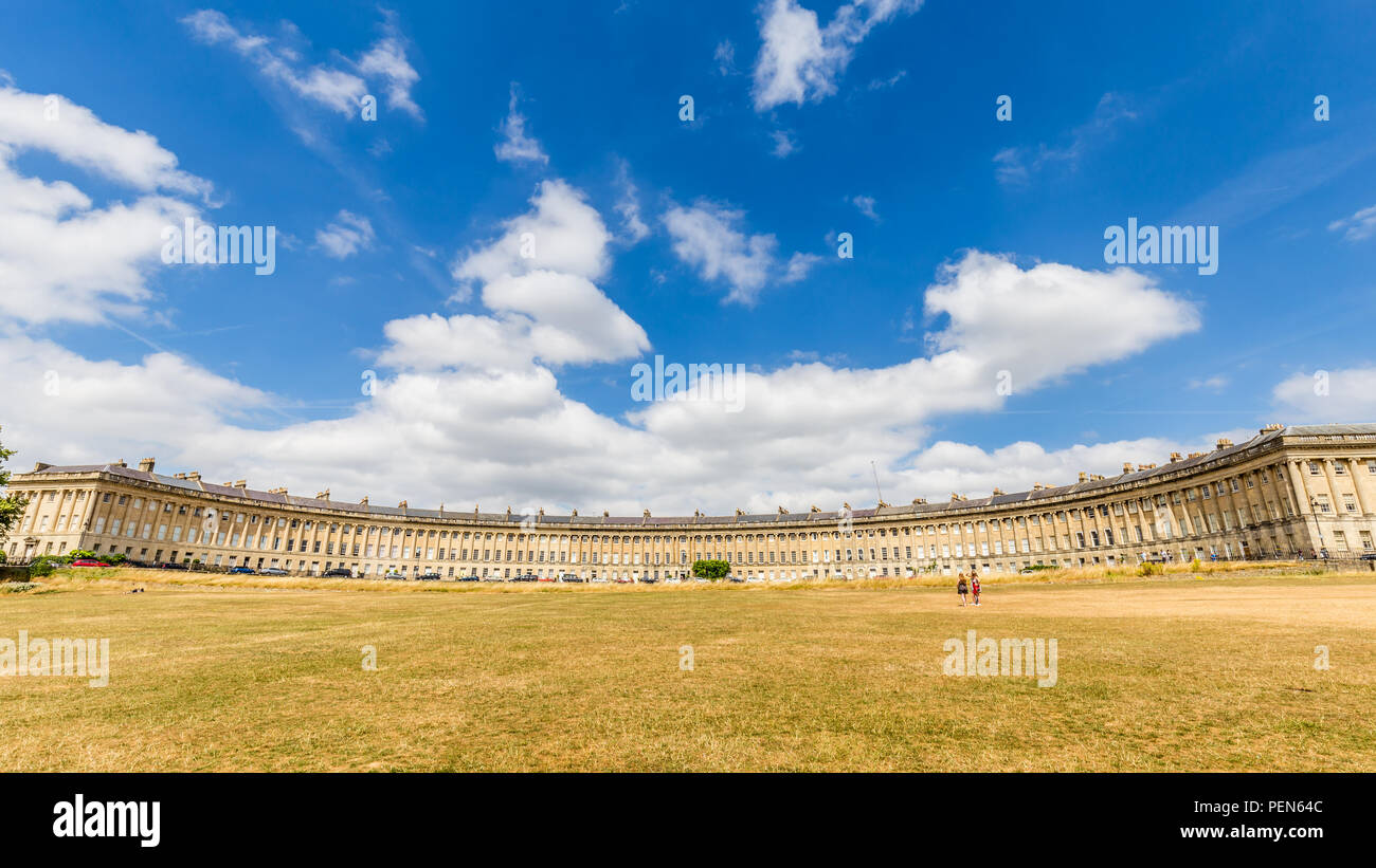 Royal crescent panoramic bath hi-res stock photography and images - Alamy