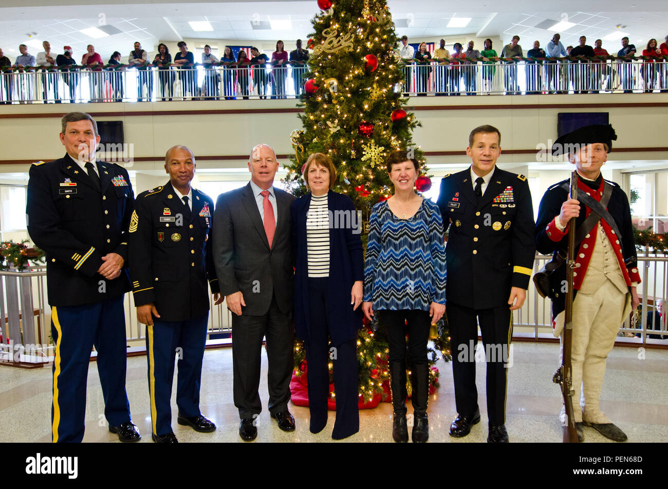 The U.S. Army Reserve Command team, posed for a group photo after ...