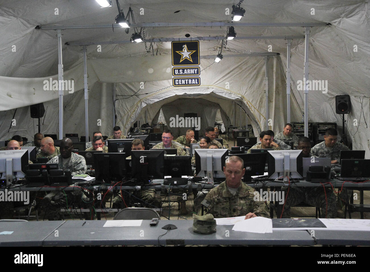 Command Sgt. Maj. Ronnie Kelley, the U.S. Army Central senior enlisted ...