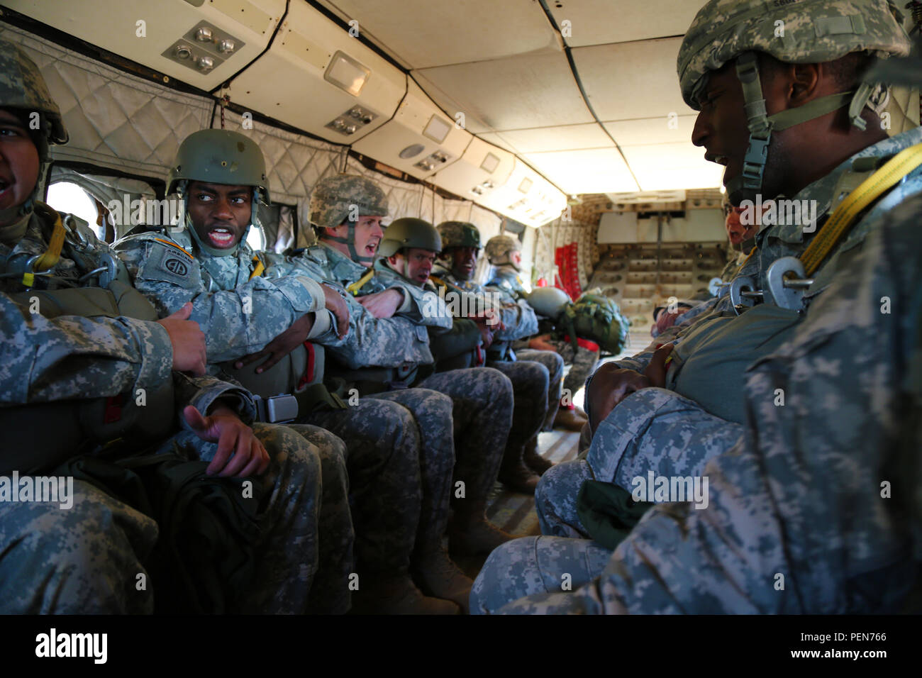A U.S. Army paratroopers assigned to U.S. Army Spacial Operations ...