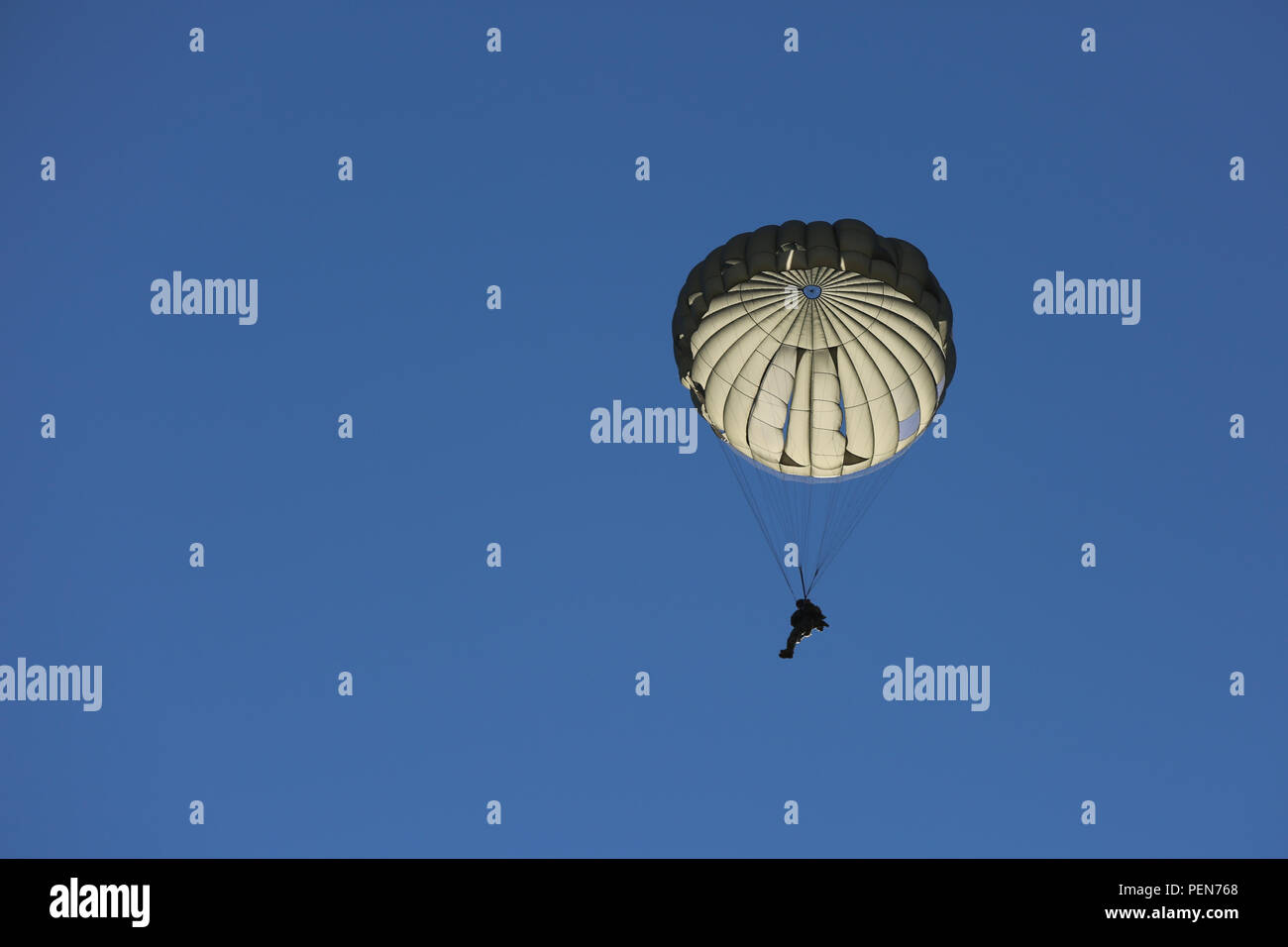 A U.S. Army paratrooper assigned to U.S. Army Spacial Operations ...