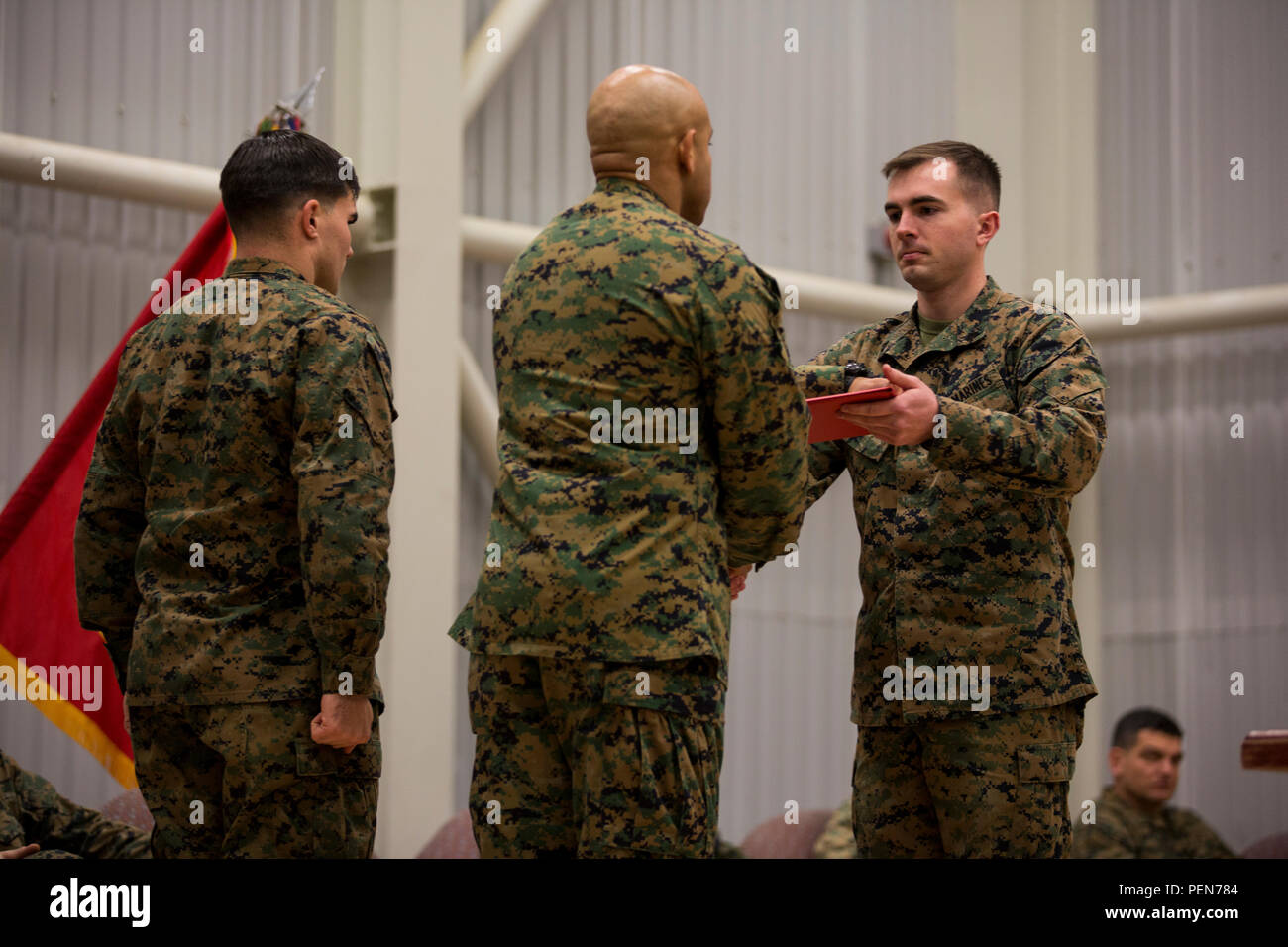 U.S. Marines, sailors and soldiers receive certificates of completion ...