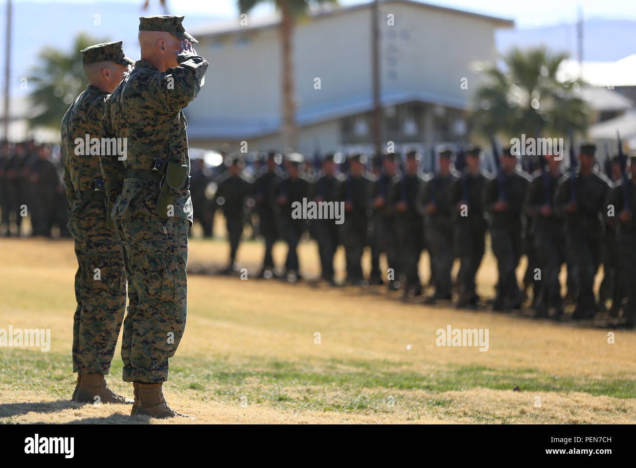 Col. Jay M. Bargeron, former commanding officer, 7th Marine Regiment ...