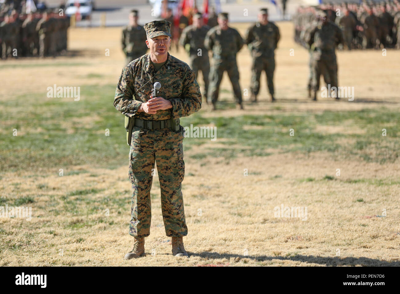 Col. Jay M. Bargeron, former commanding officer, 7th Marine Regiment ...