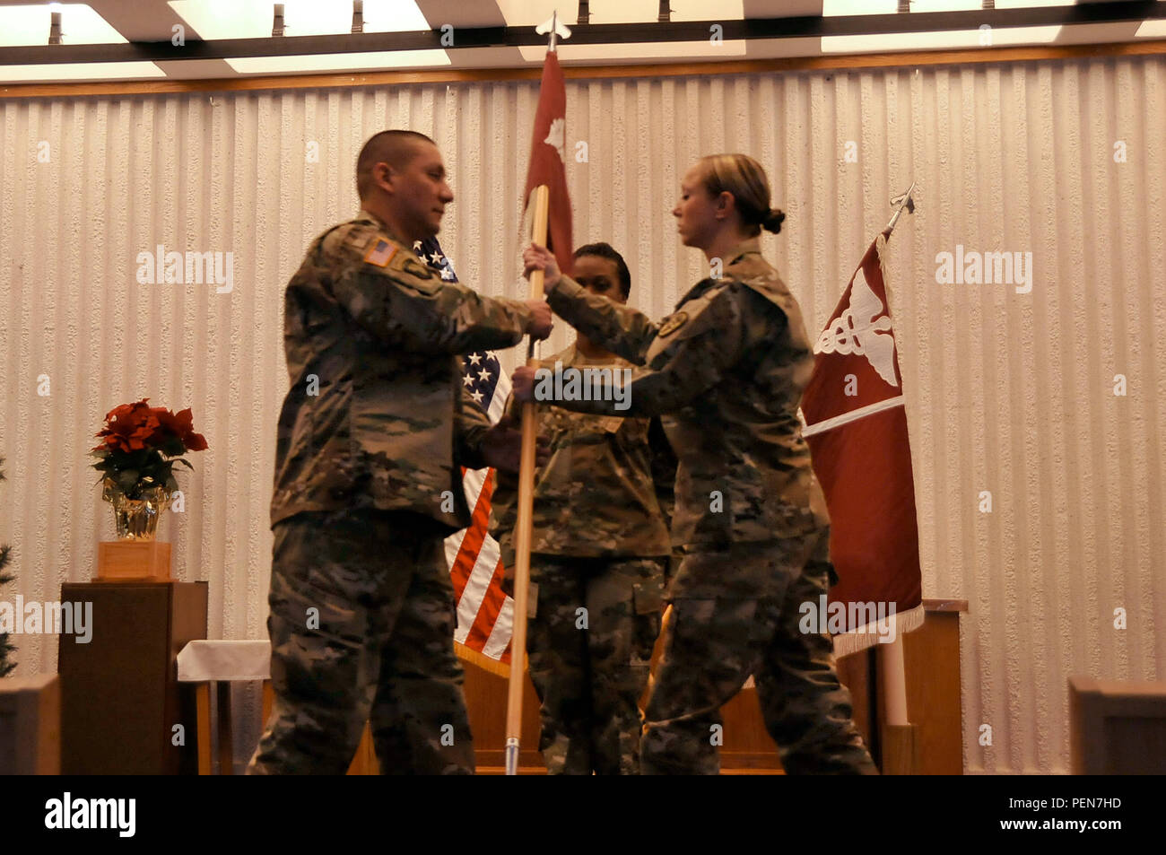 First Sgt. Gersom Jimenez, company first sergeant, “B” Company, William ...