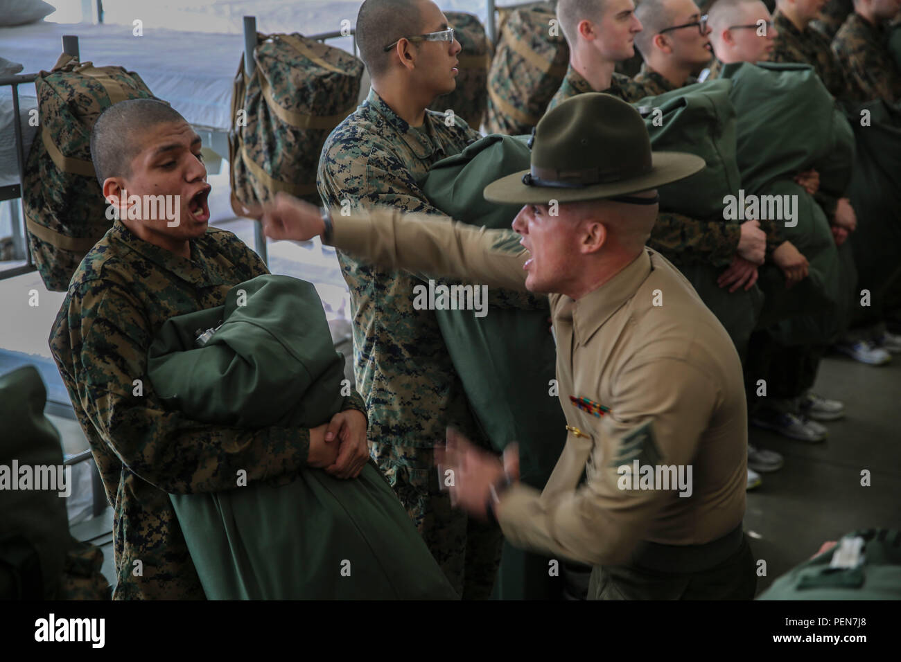 Sergeant Preston T. Brown, India Company, 3rd Recruit Training ...
