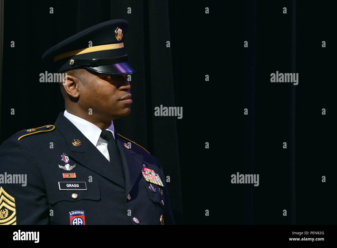 U.S. Army Command Sgt. Maj. Michael L. Gragg, command sergeant major of ...