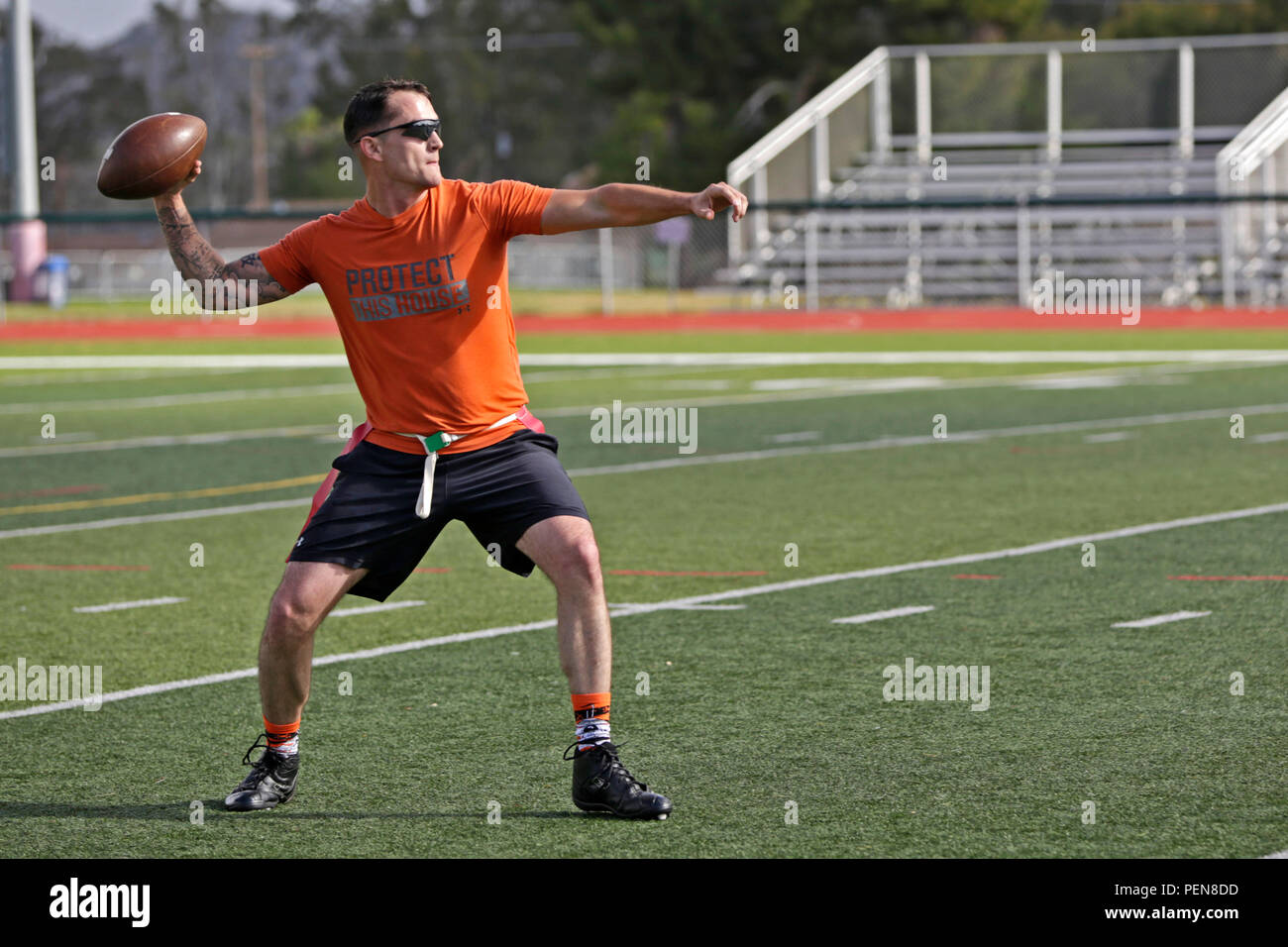 Camp Pendleton Marines play tag football to unwind and build ...