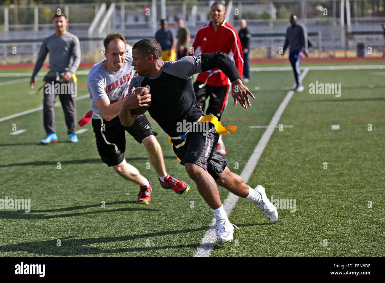 Camp Pendleton Marines play tag football to unwind and build ...