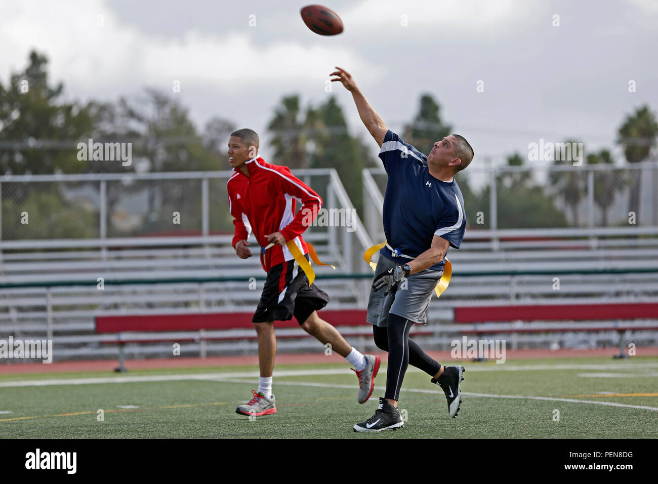 Camp Pendleton Marines play tag football to unwind and build ...