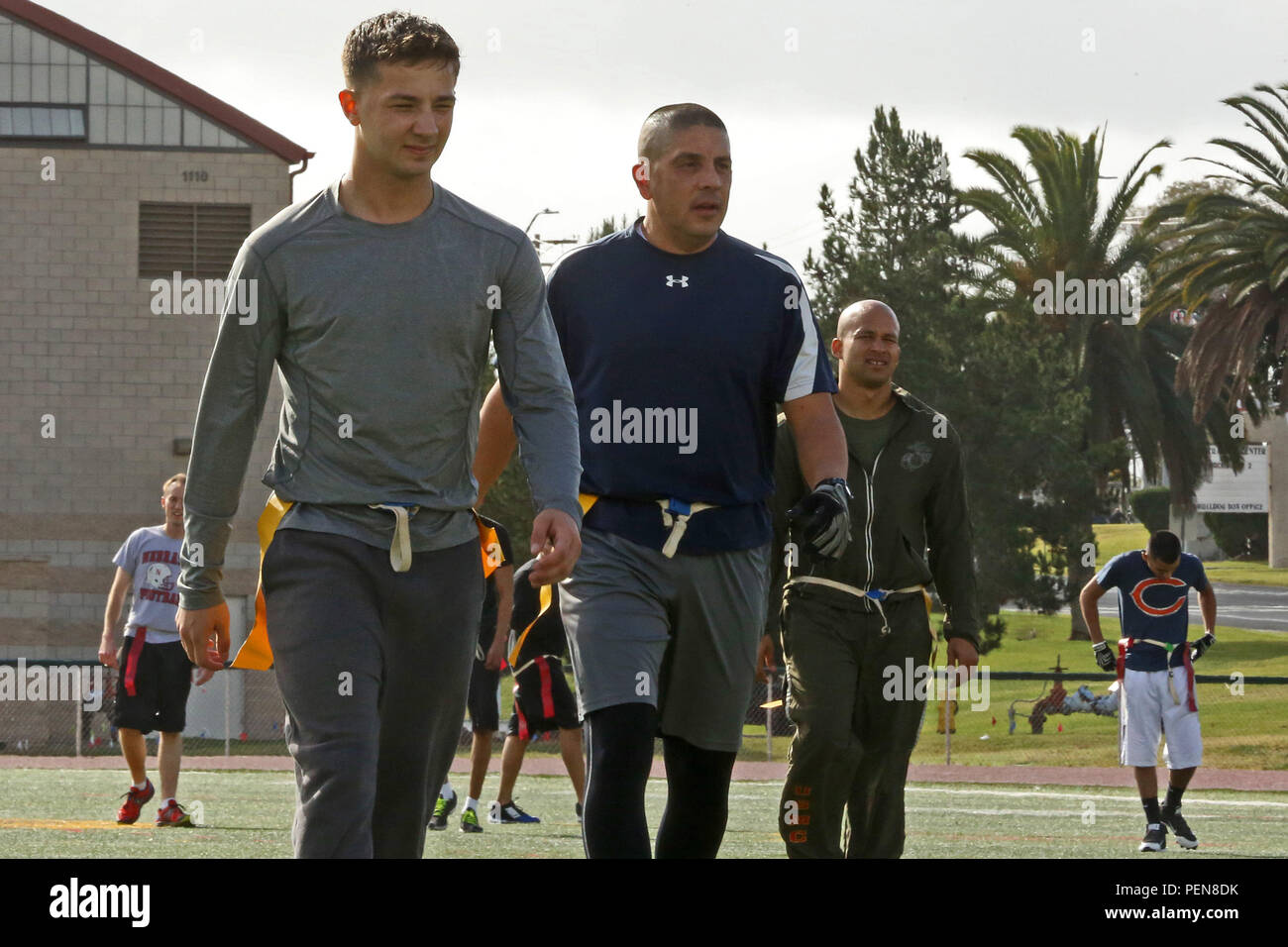Camp Pendleton Marines play tag football to unwind and build ...