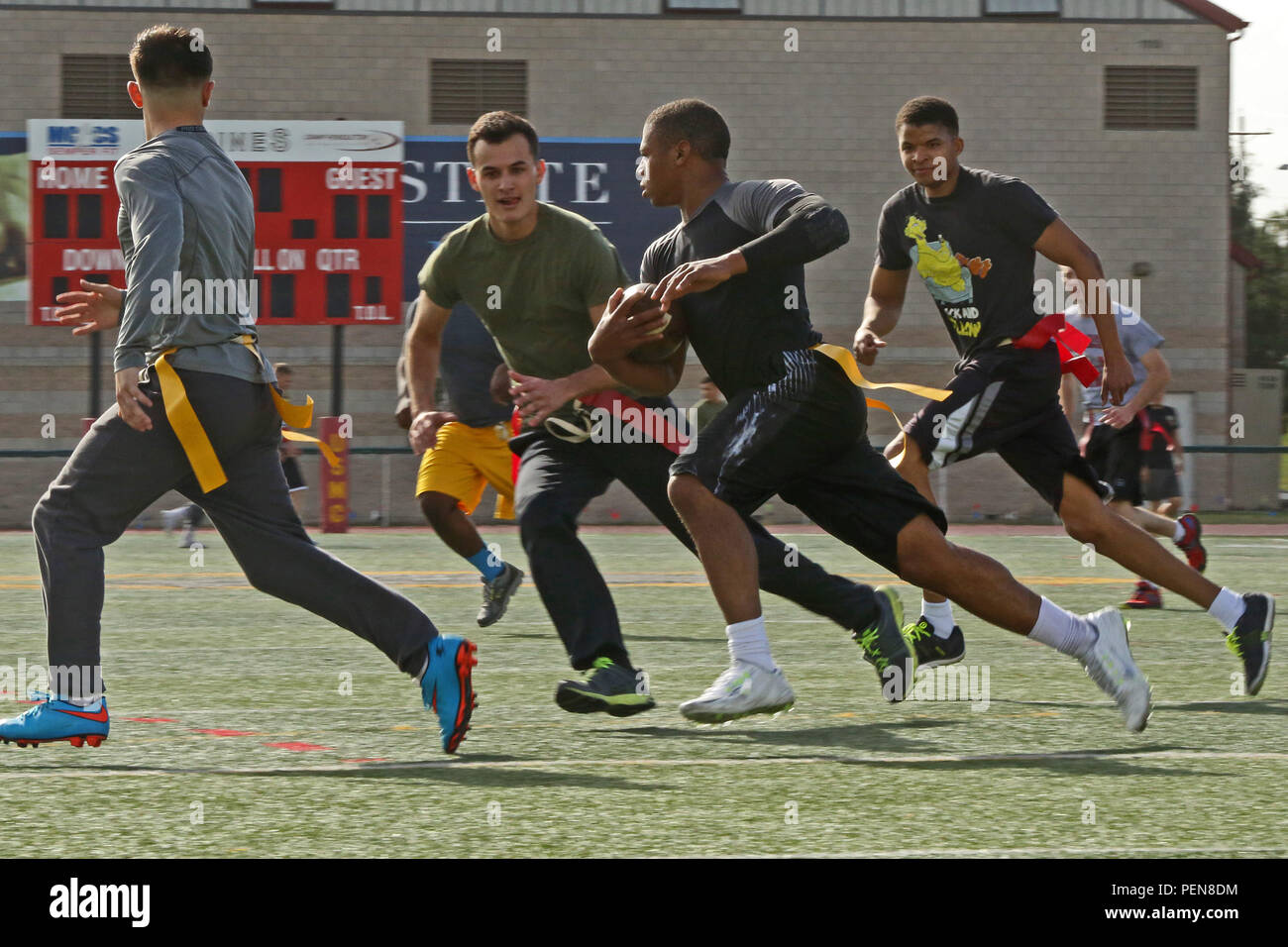 Camp Pendleton Marines play tag football to unwind and build ...