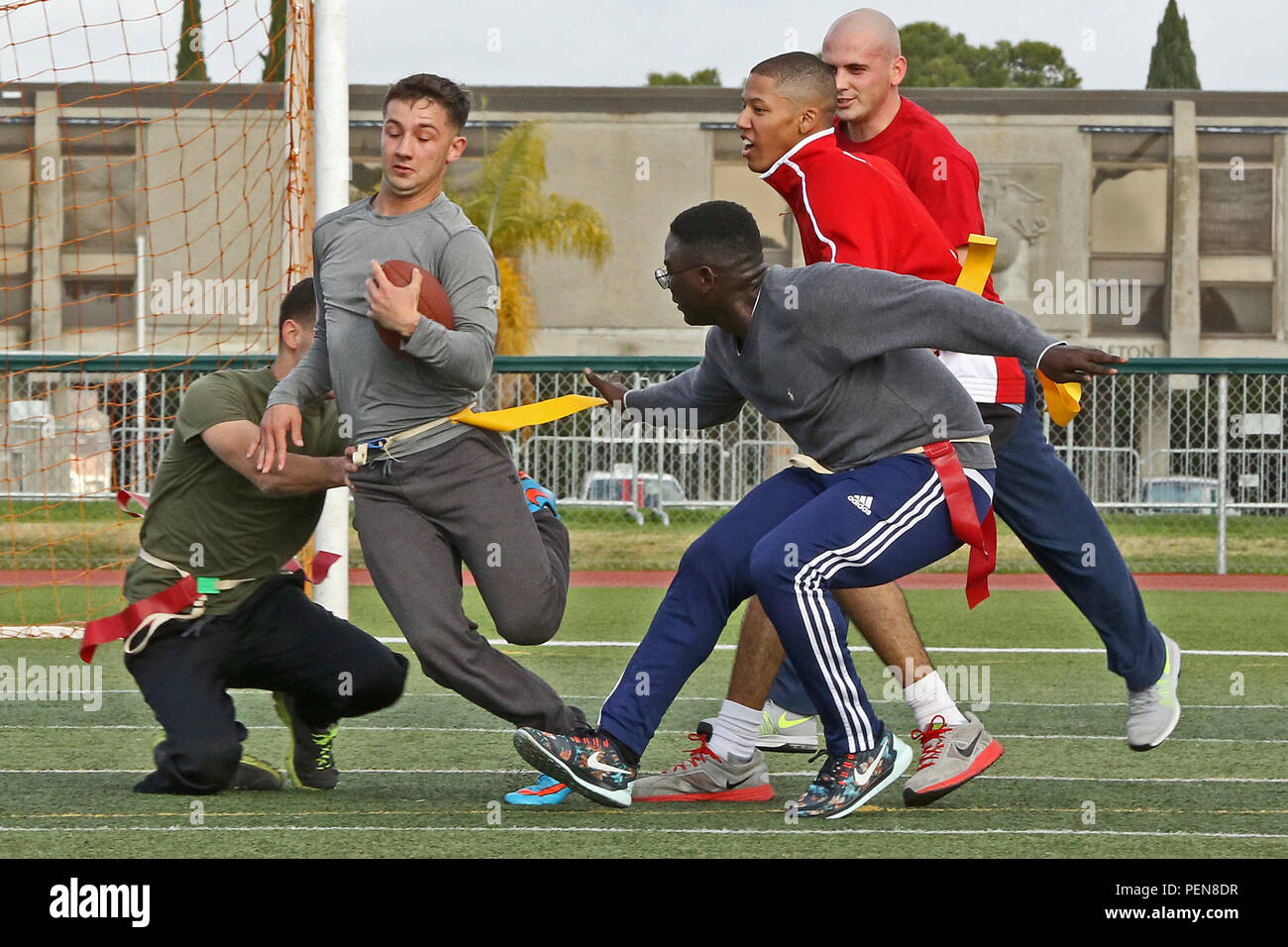 Camp Pendleton Marines play tag football to unwind and build ...