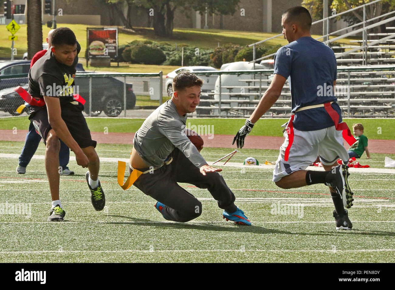 Camp Pendleton Marines play tag football to unwind and build ...