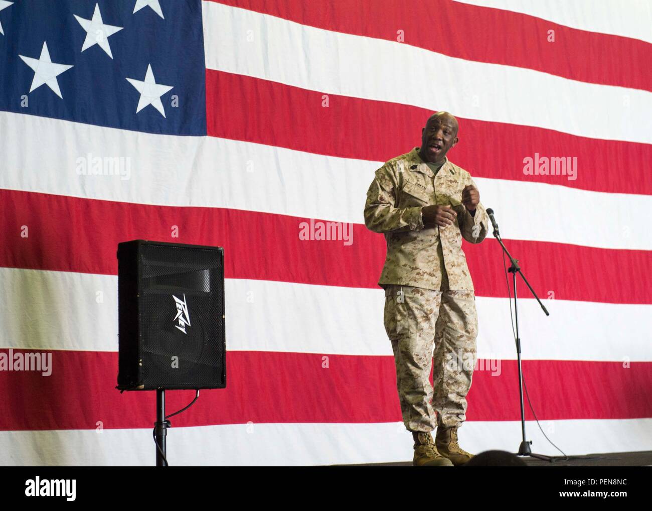 151223-N-YL073-043 ARABIAN GULF (Dec. 23, 2015) Sergeant Major of the ...