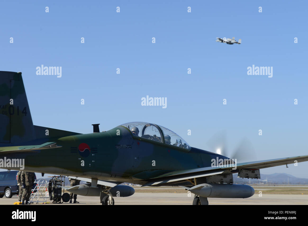 Republic of Korea air force pilots prepare for takeoff during Buddy ...