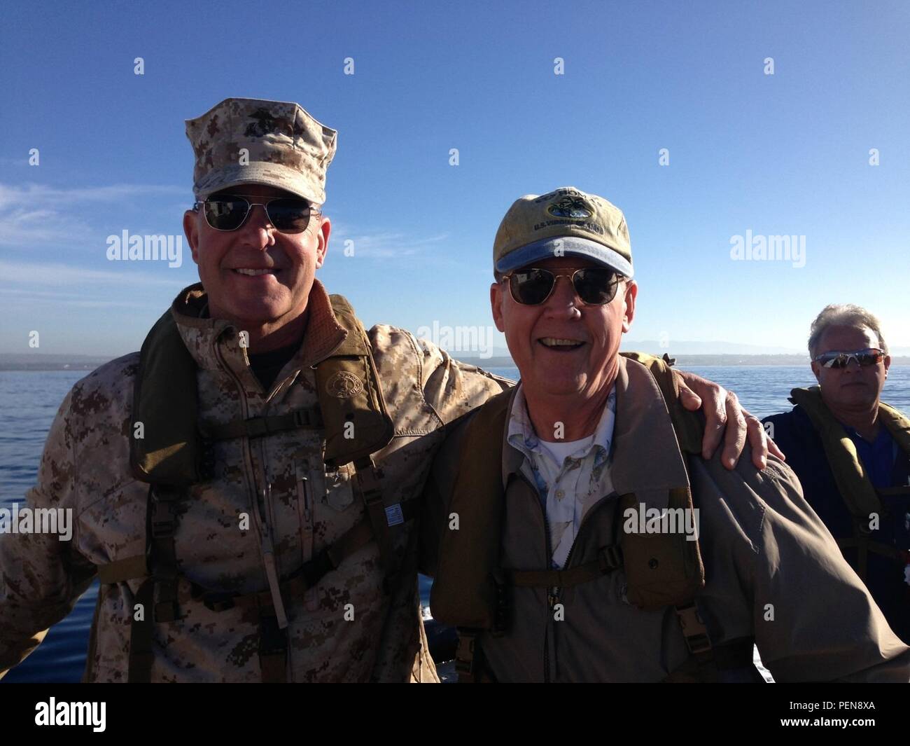 Maj. Gen. Andrew W. O'Donnell, Jr. and Strock during Exercise Pacific ...