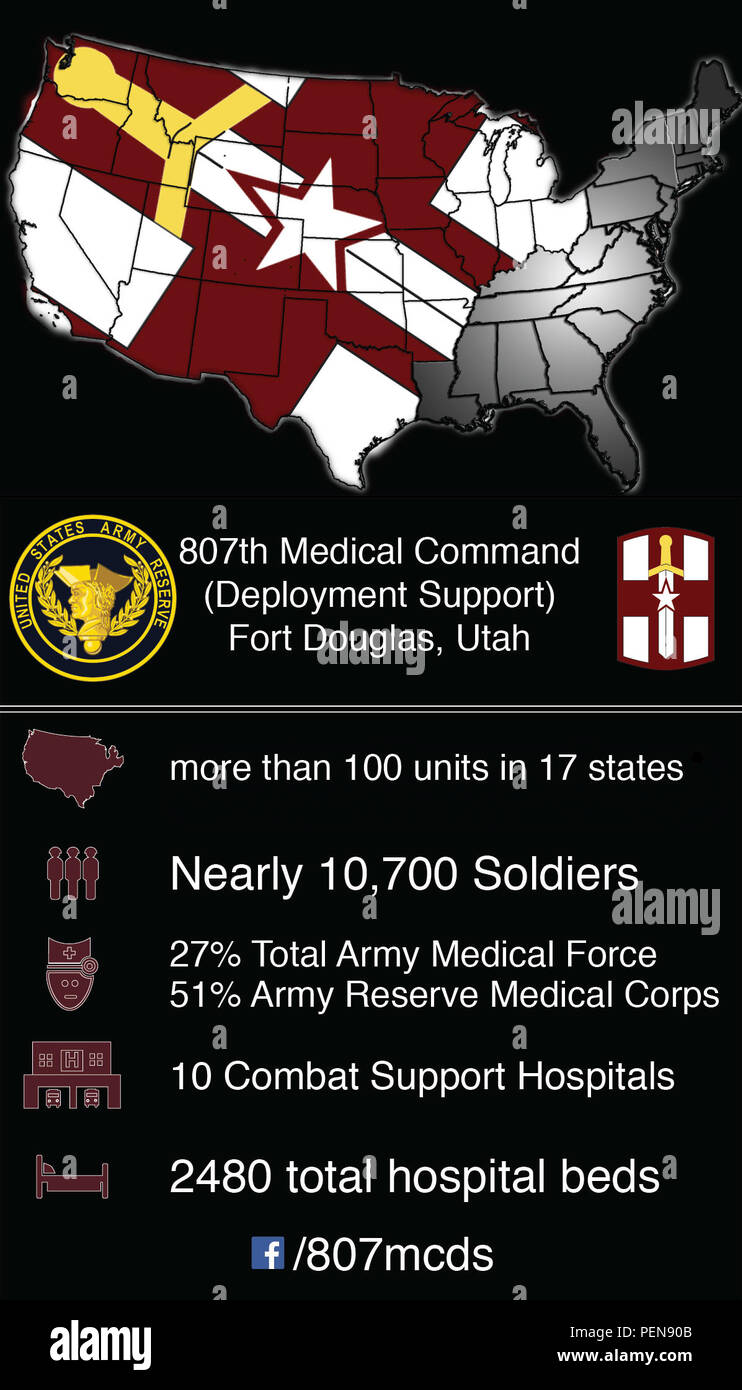 This handy infographic shows the geography the 807th Medical Command ...