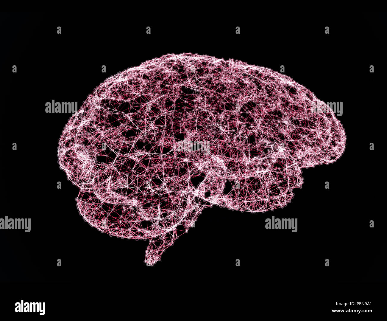 Neural network brain hi-res stock photography and images - Alamy