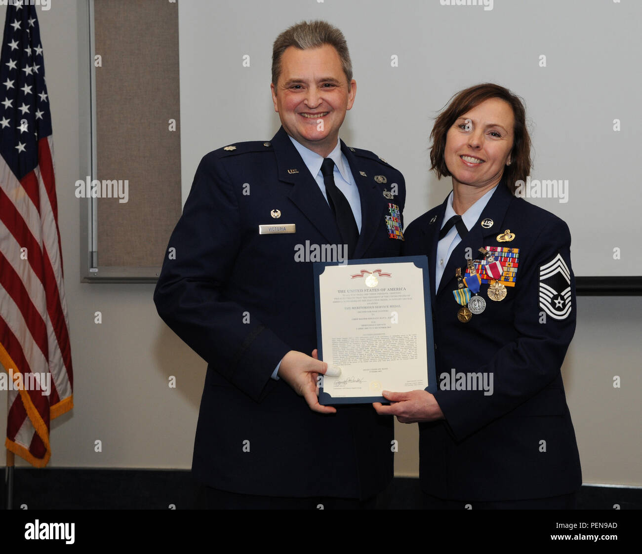 Oregon Air National Guard Lt. Col. Anthony Victoria, 142nd Fighter Wing ...