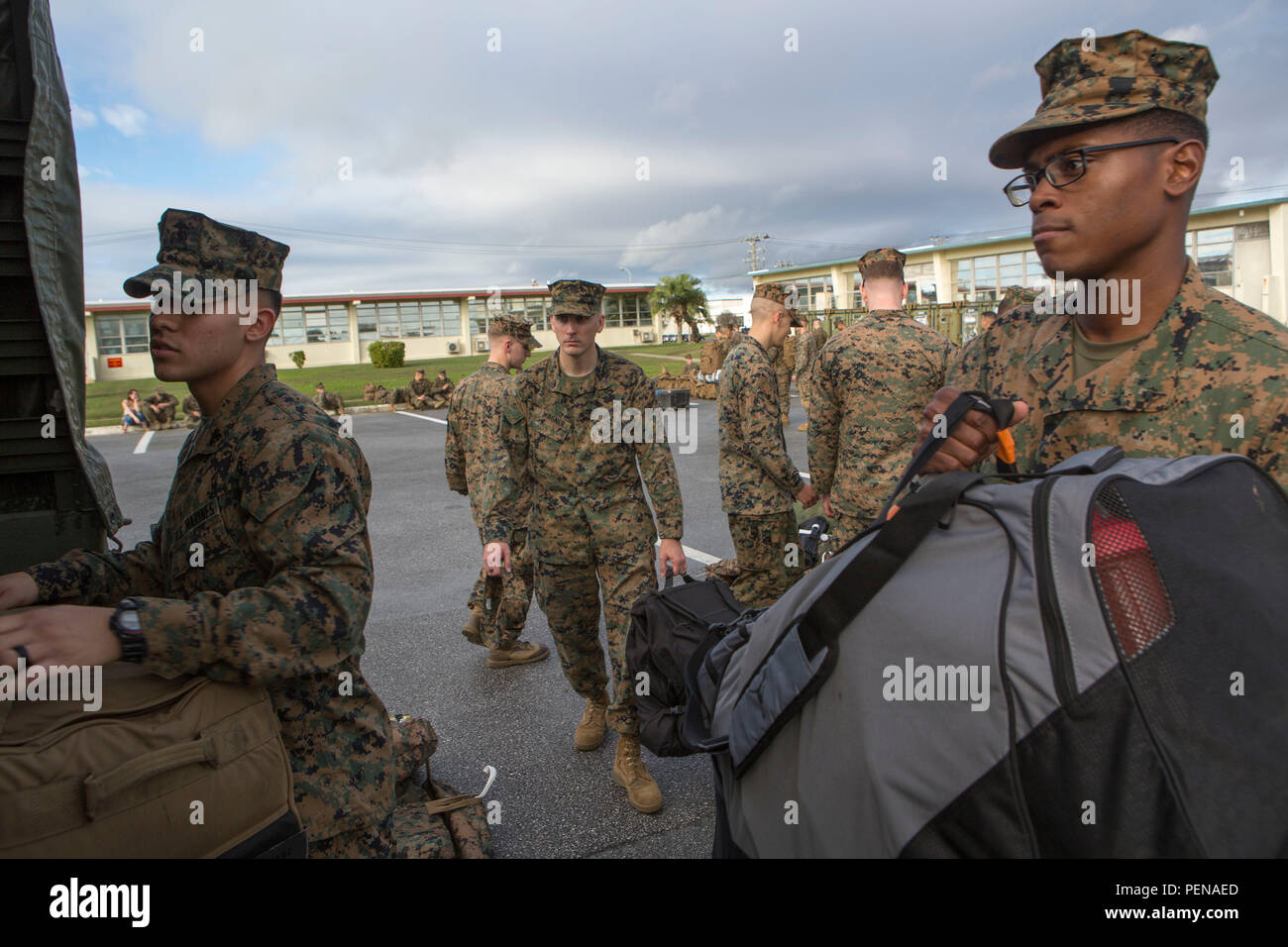 CAMP HANSEN, OKINAWA, Japan - Marines with the 31st Marine ...