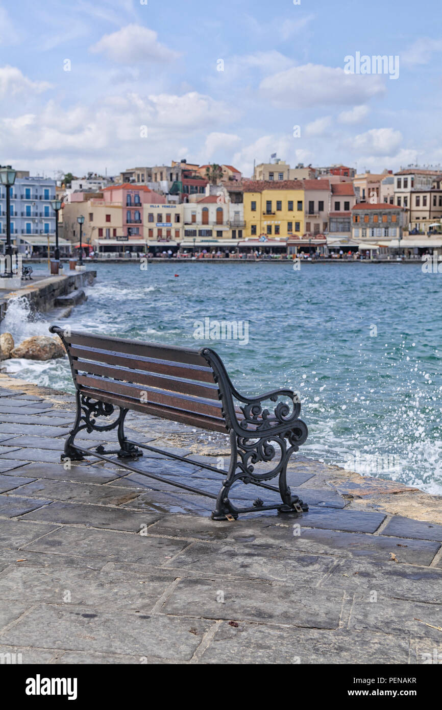 Greek bench hi-res stock photography and images - Alamy