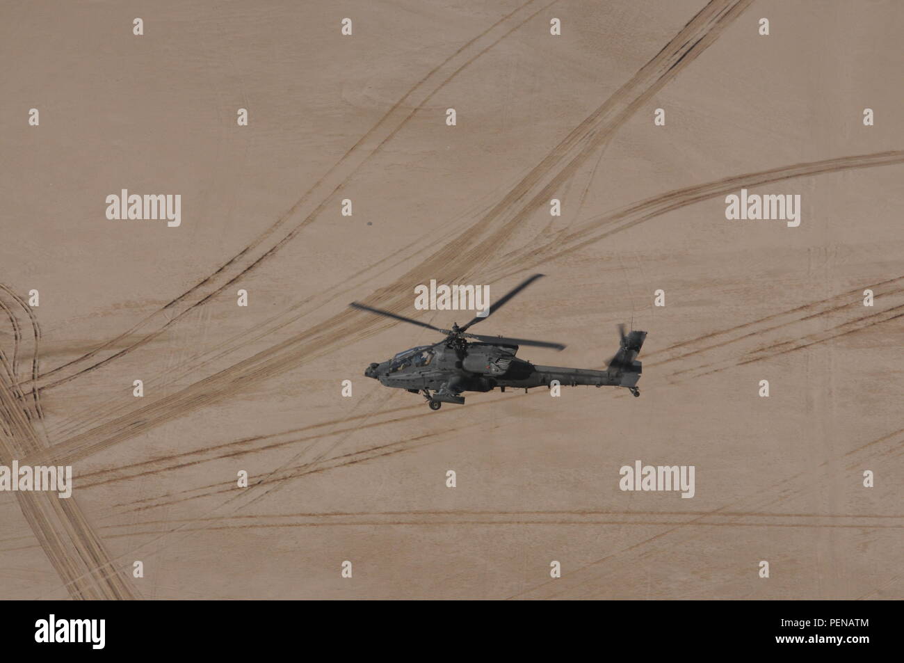 Eight AH-64 Apaches from 3rd Squadron, 6th Cavalry Regiment, 40th ...