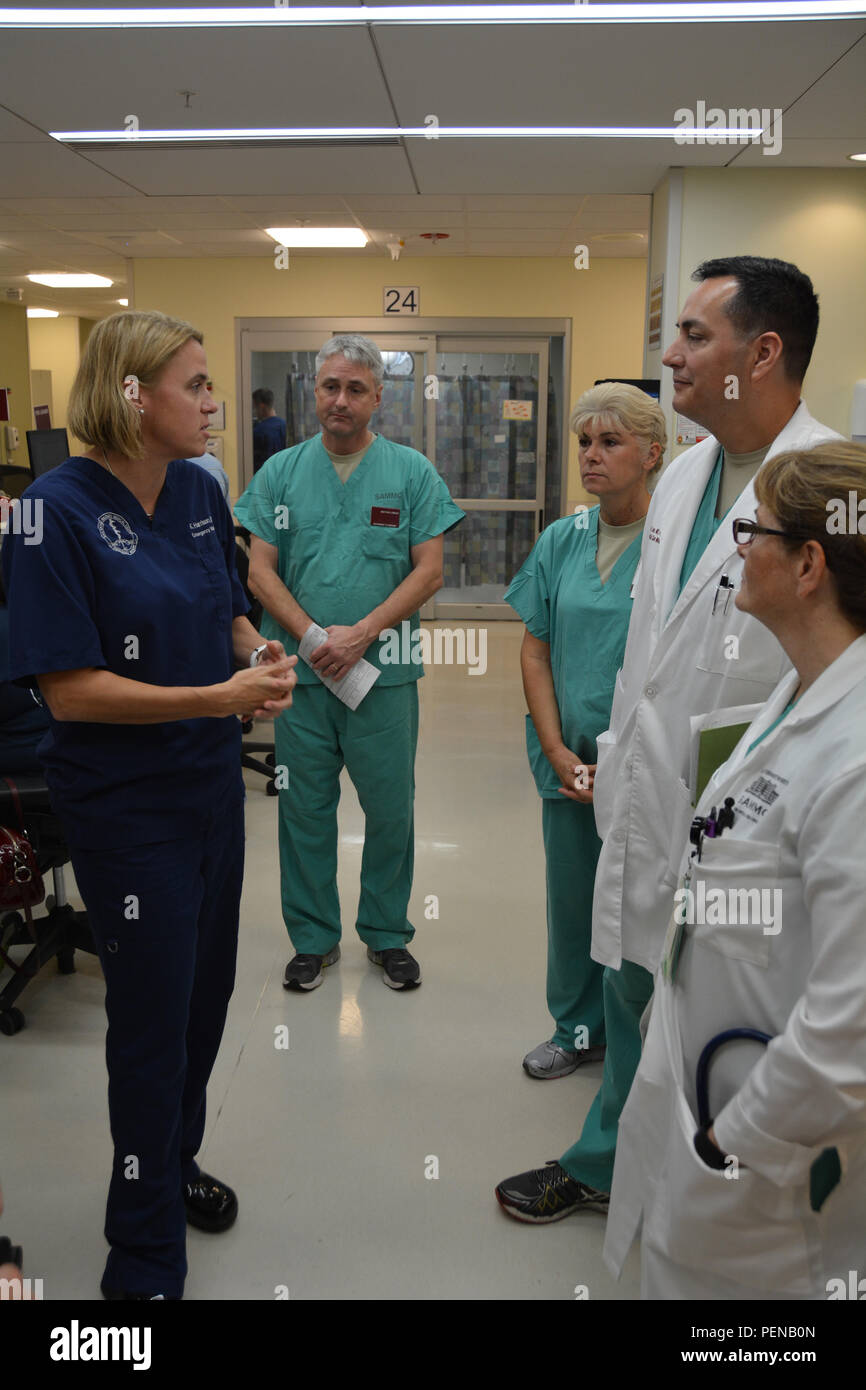 Dr. Katherine Harrison discusses Emergency Department operations with ...