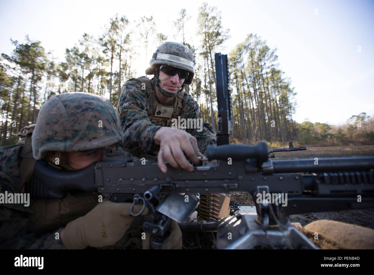 U.S. Marine Corps Staff Sgt. Joseph A. Renfro, a Combat Instructor with ...