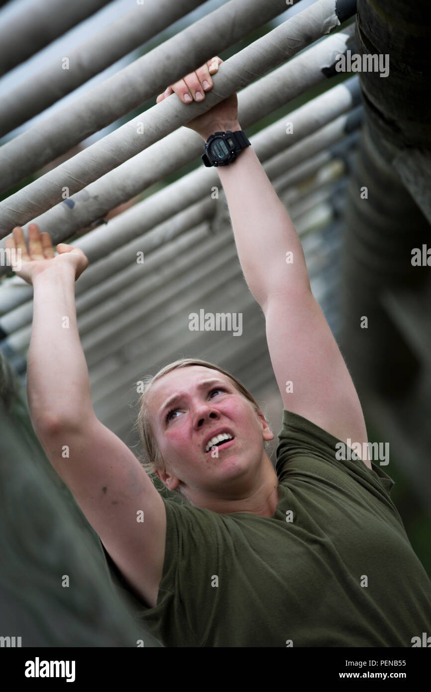 U.S. Marine Corps Pfc. Hannah C. Boer, an entry-level Marine with India ...