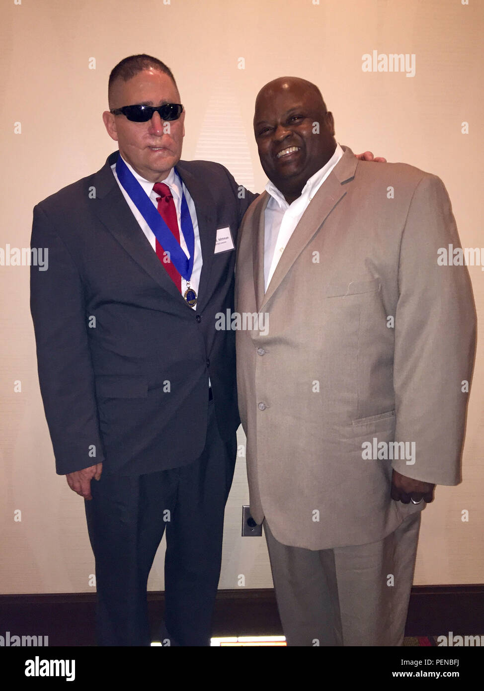 Retired Army Sgt. 1st Class Joseph Lawson supports retired Army Master ...